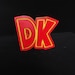 Donkey Kong Video Game Logo Sign 4.5x3.5 3D Printed, Man Cave, Game ...