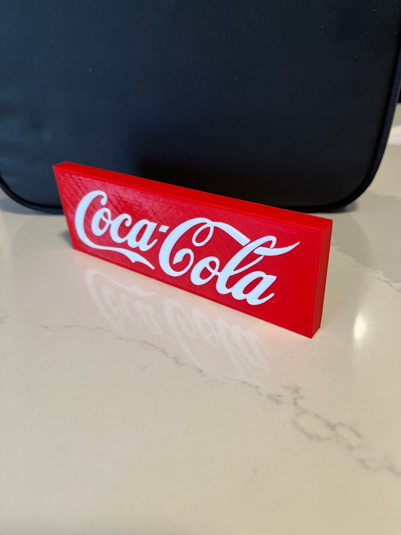 Coca Cola 3D Printed Sign - Etsy