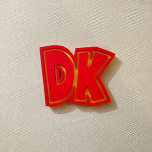 Donkey Kong Video Game Logo Sign 4.5x3.5 (3D Printed, Man Cave, Game ...