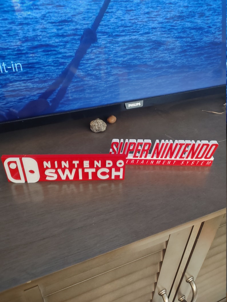 Nintendo Switch Video Game Logo Sign 7.5in 3D Printed Man - Etsy