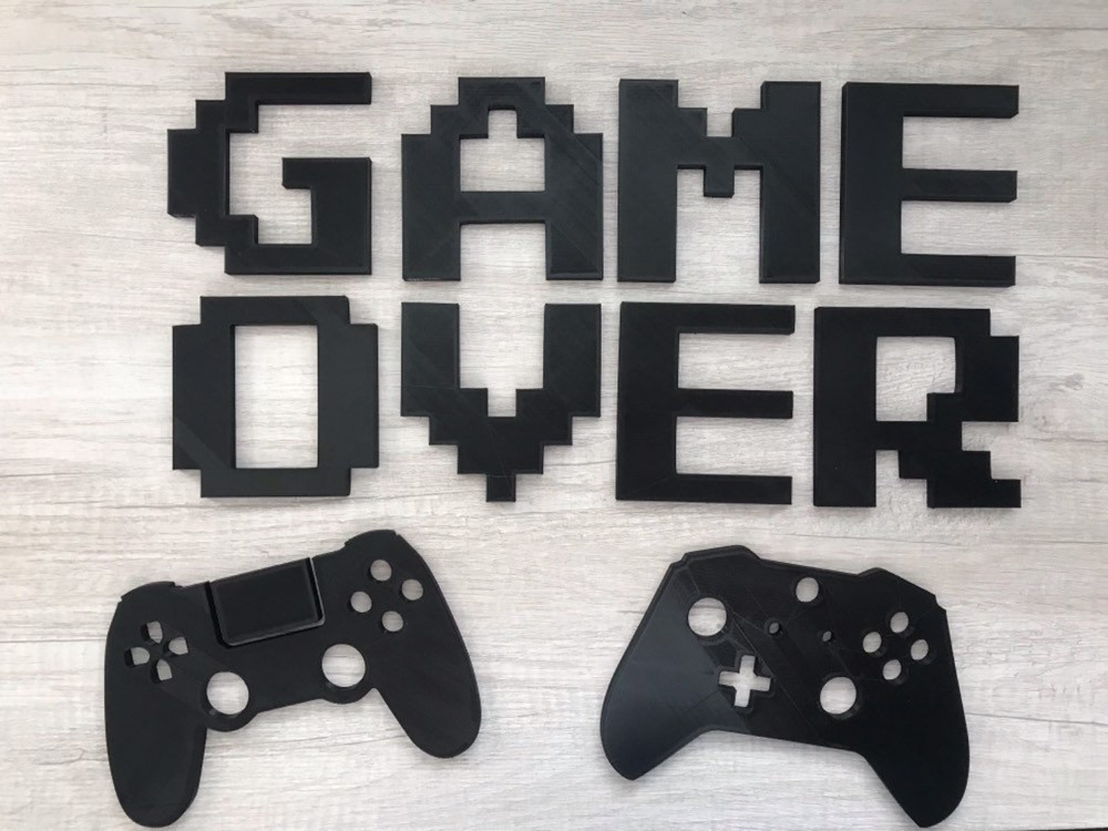 Huge 19 X 10 Game Over Video Game Logo Wall Sign | Etsy