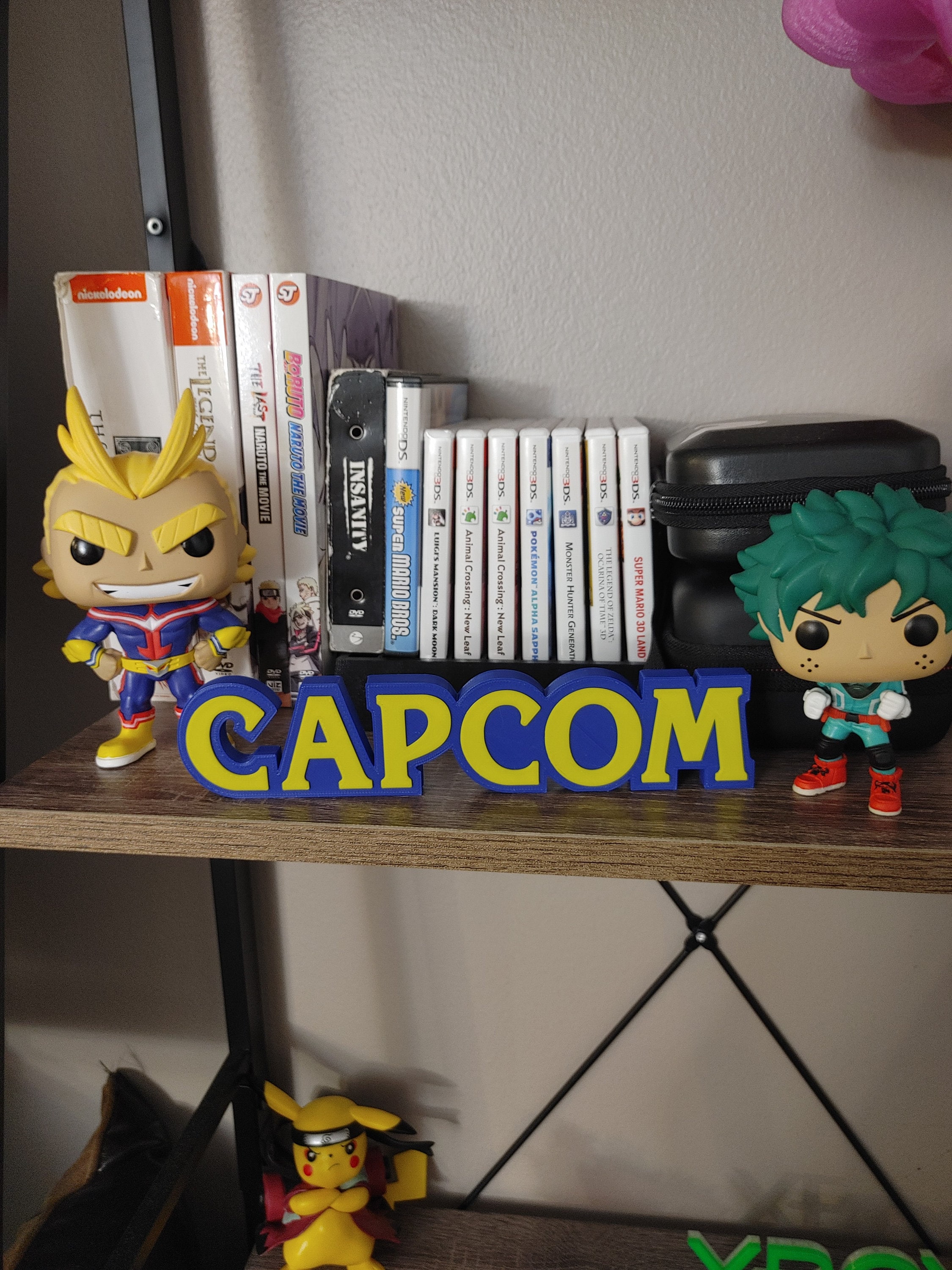 Capcom Video Game Logo Sign 8.25in 3D Printed Man Cave Game - Etsy