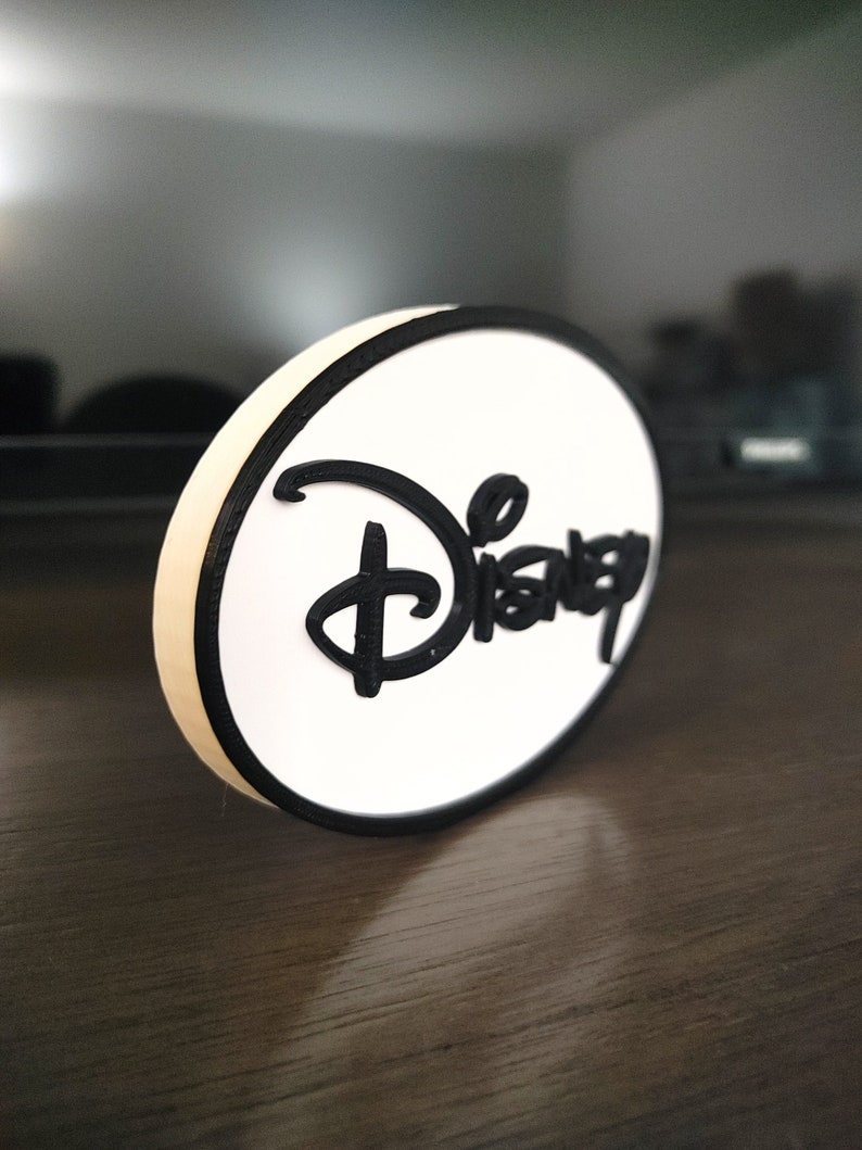 Disney Style Logo Sign 3d Printed Walt Disney Studios | Etsy UK