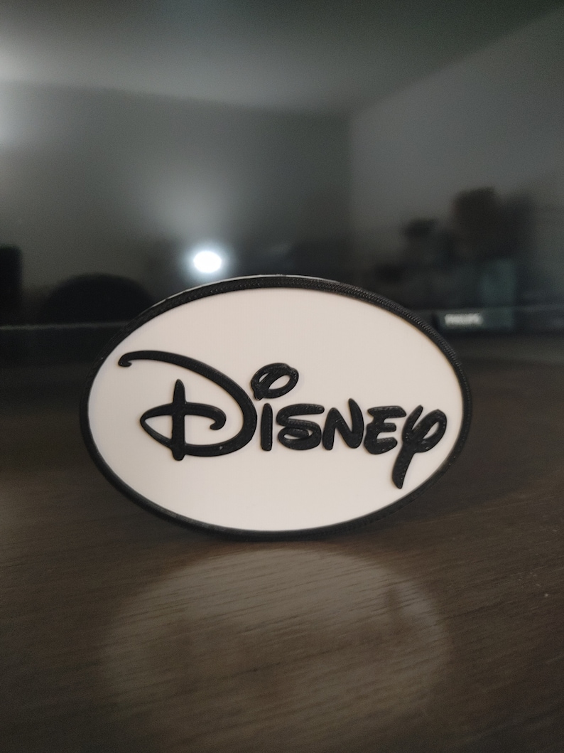 Disney Style Logo Sign 3d Printed Walt Disney Studios - Etsy