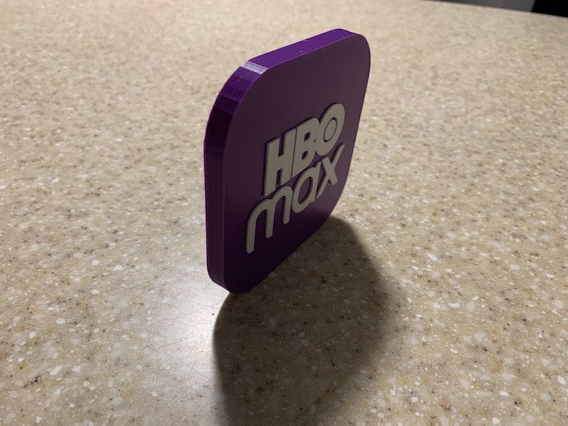 HBO Max App Style 3D Printed Logo Sign game Room Movie Room - Etsy