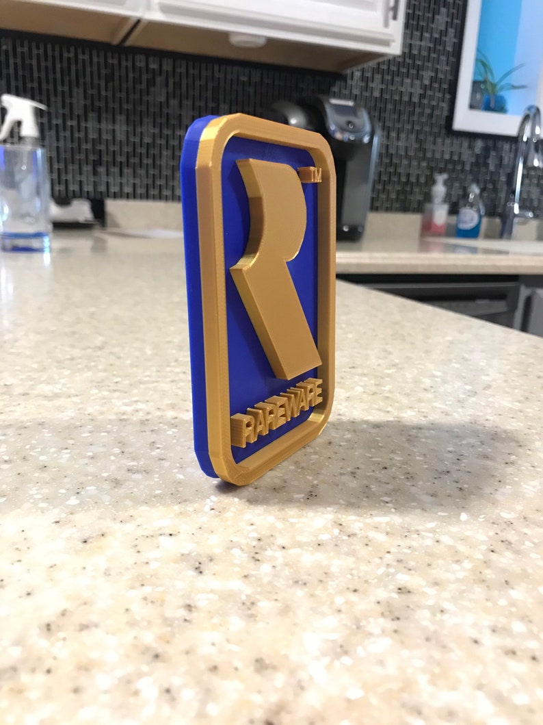 Revised Rareware Video Game Logo Sign Decoration 4.5x3in - Etsy