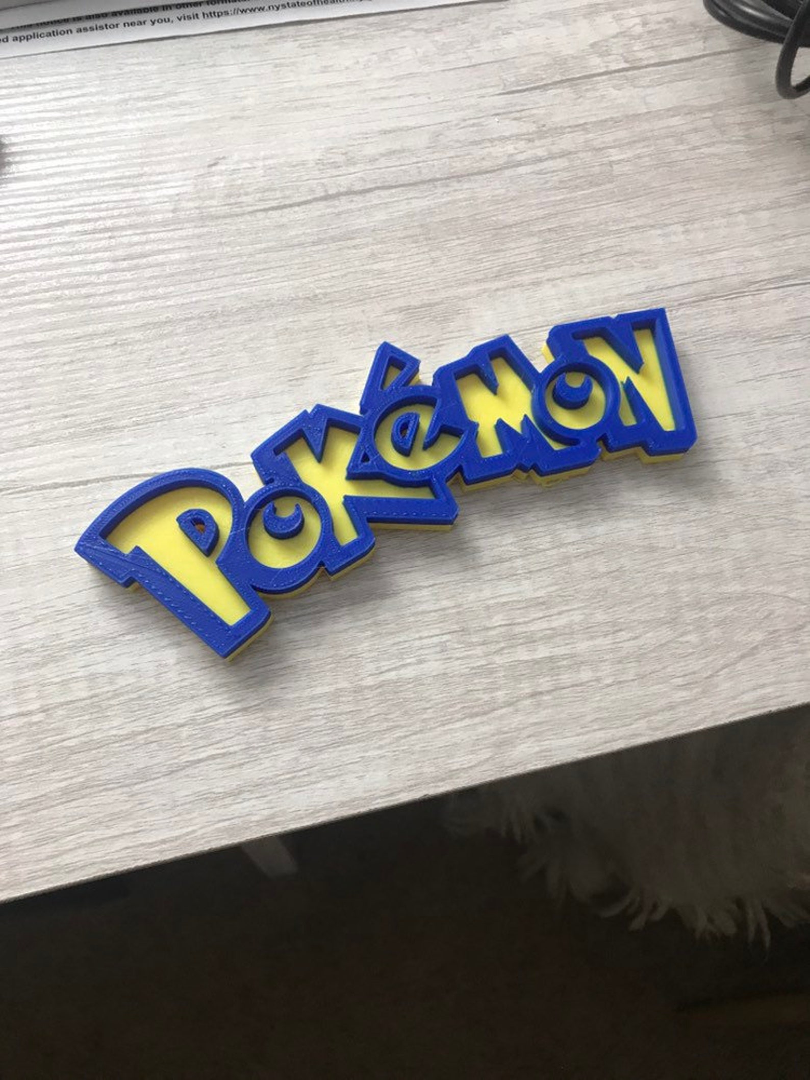 Pokemon Video Game Logo Sign man Cave, Game Room, Shelf, Wall, Decor ...