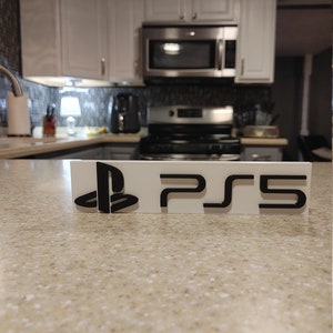 PS5 Playstation Style Logo Sign 8in (shelf Sign, Game Room, Decor ...