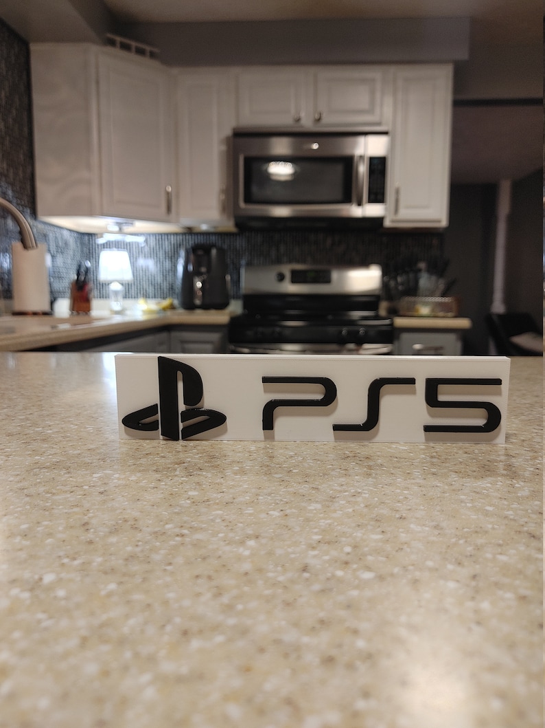 PS5 Playstation Style Logo Sign 8in shelf Sign Game Room - Etsy