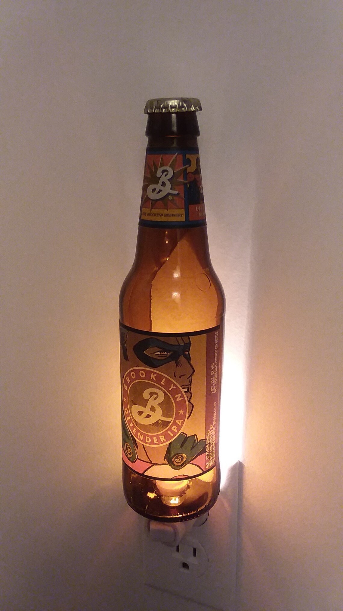 Brooklyn Brewery Defender IPA Bouteille de bière Veilleuse - Etsy France