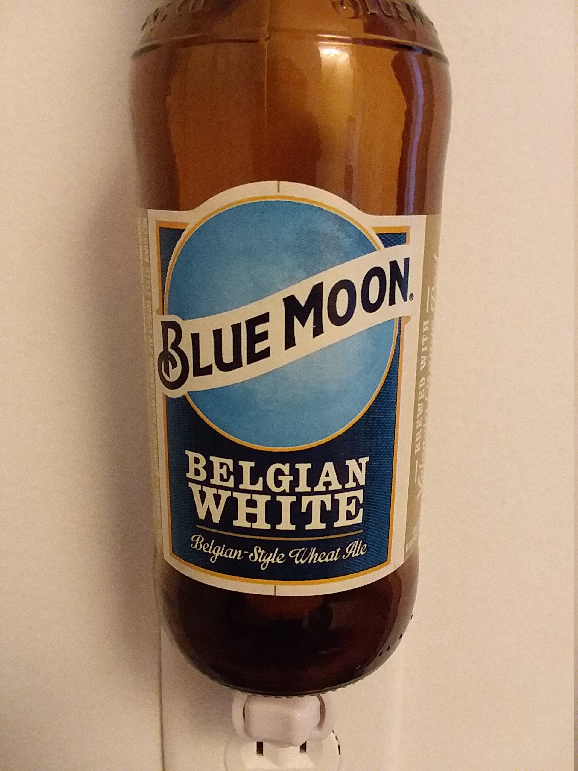 Blue Moon Beer Bottle Nightlight - Etsy