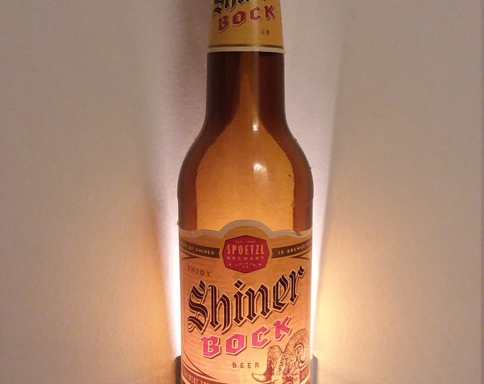 Shiner Bock Beer Bottle Nightlight - Etsy