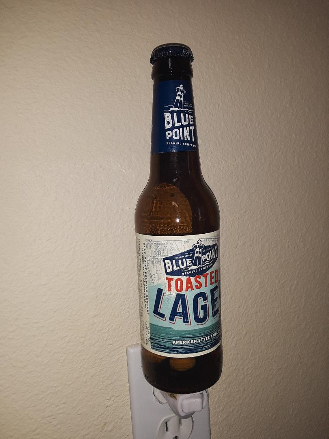 Blue Point Toasted Lager Beer Bottle Nightlight - Etsy