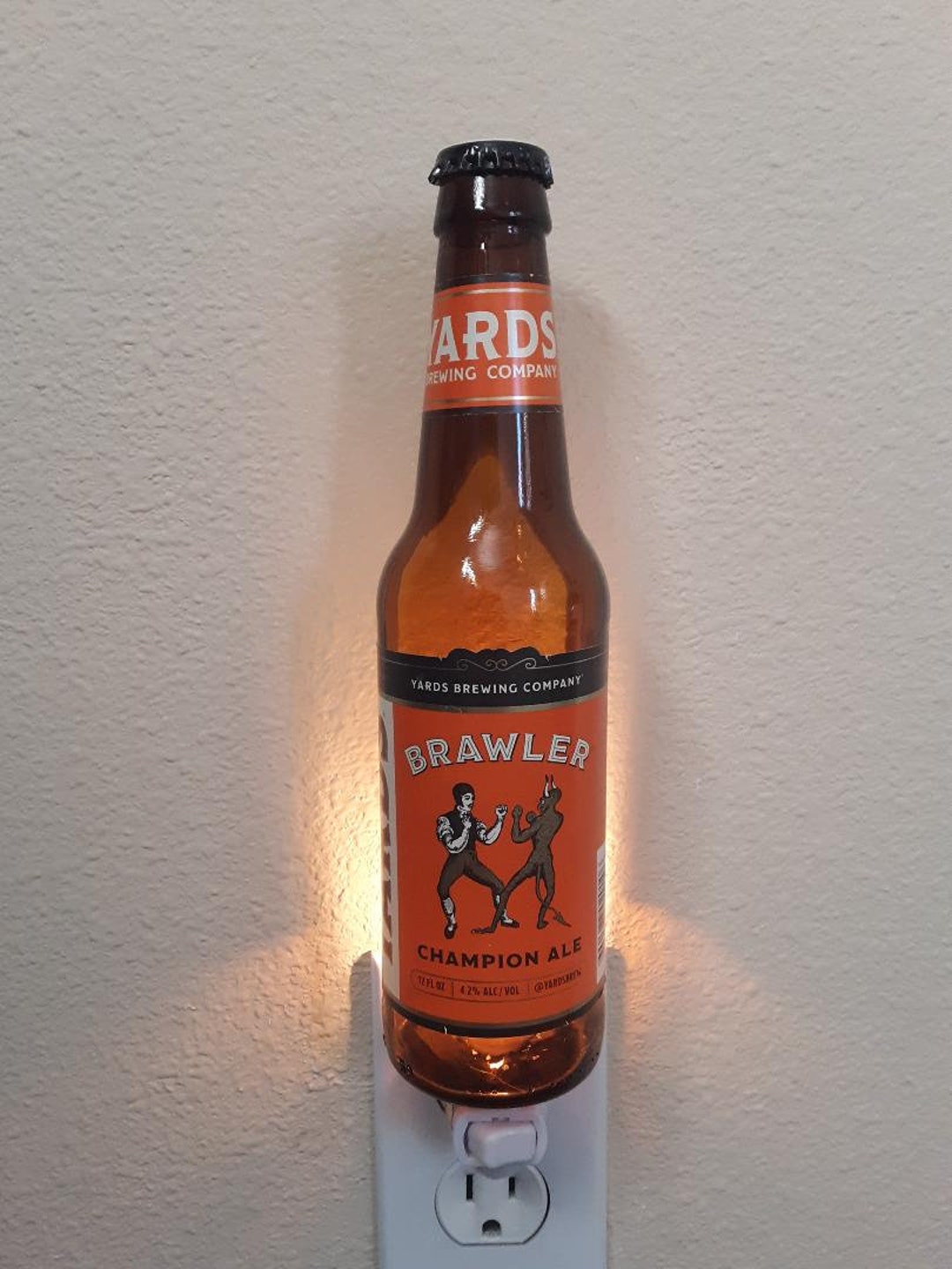 Yards Brawler Botella de cerveza Nightlight - Etsy España