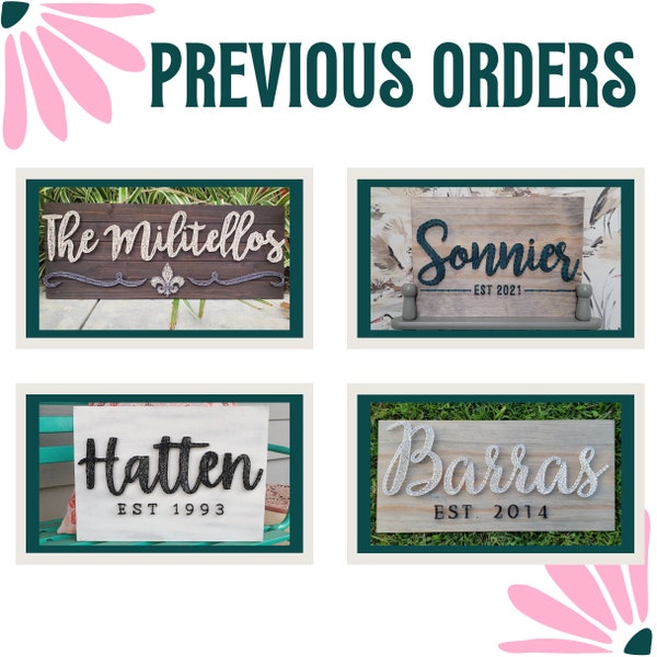 Name String Art - Etsy