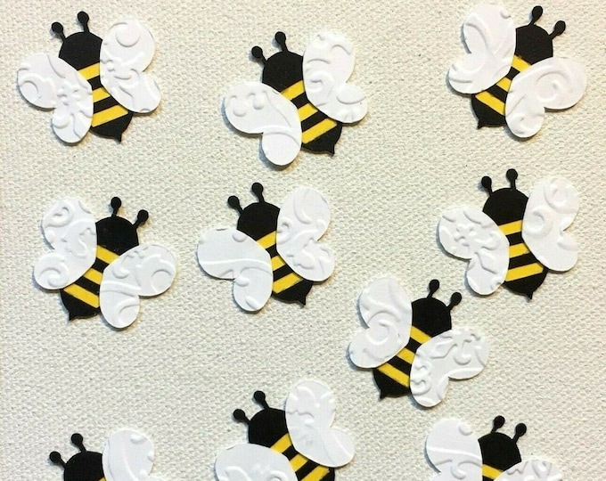 Cute Sitting Bee Paper Piecing Embellishment Die Cut Scrapbook Page ...