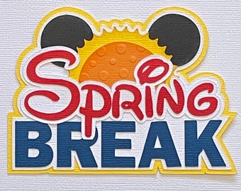 Mickey Spring Break - Etsy