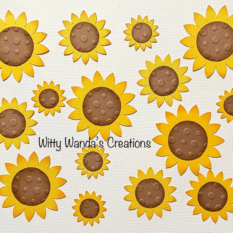 Sunflower Paper Piecing - Etsy