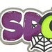 Spooky Title Paper Piecing Pre-made Die-cut Embellishment Scrapbook ...