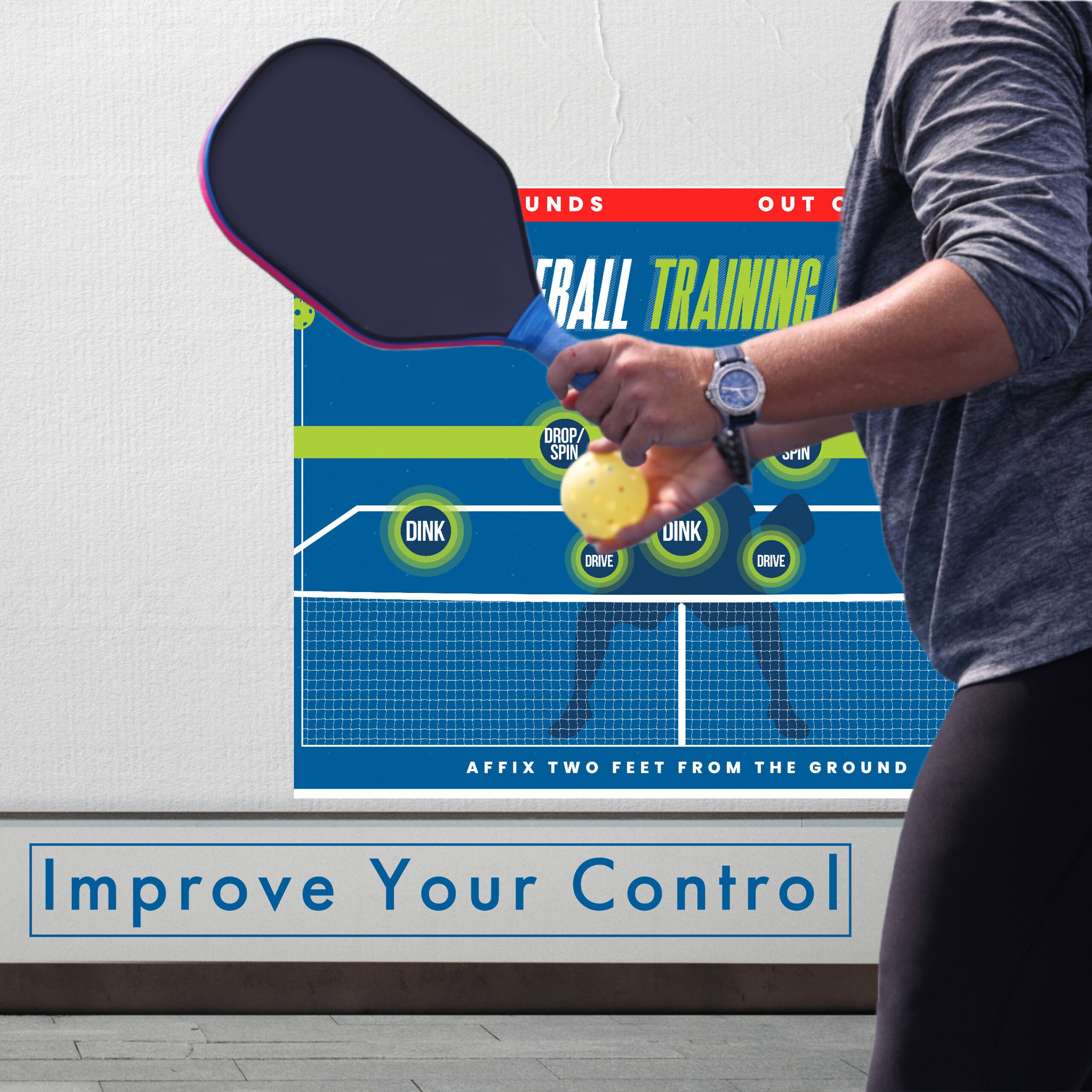 Ultimate Pickleball Rebounder Training Aid Perfect Your Dinks and ...