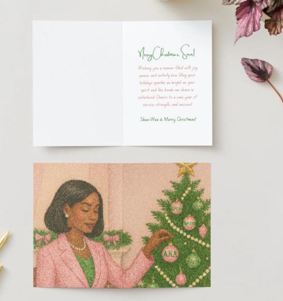 Greek Sorority Christmas Cards-aka Christmas Cards - Etsy