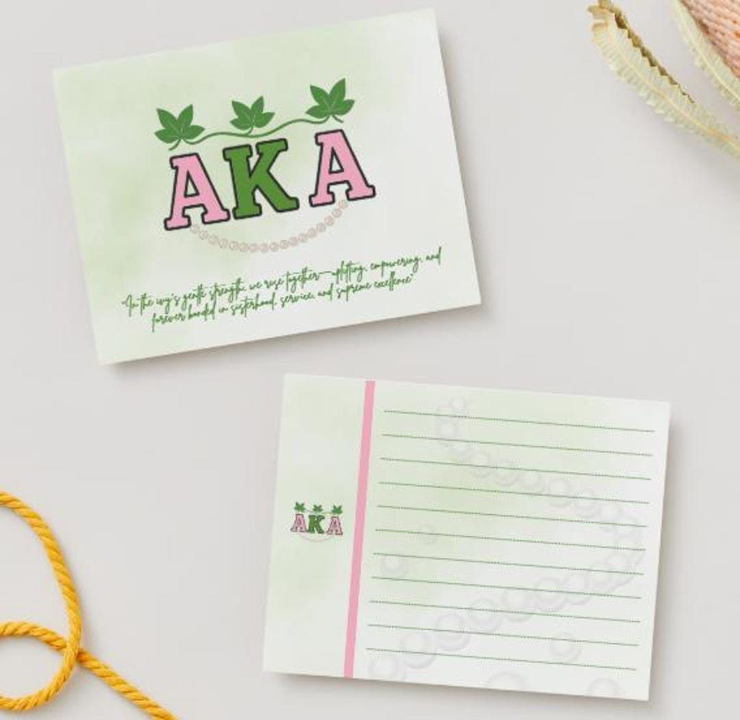 AKA Note Cards - Etsy