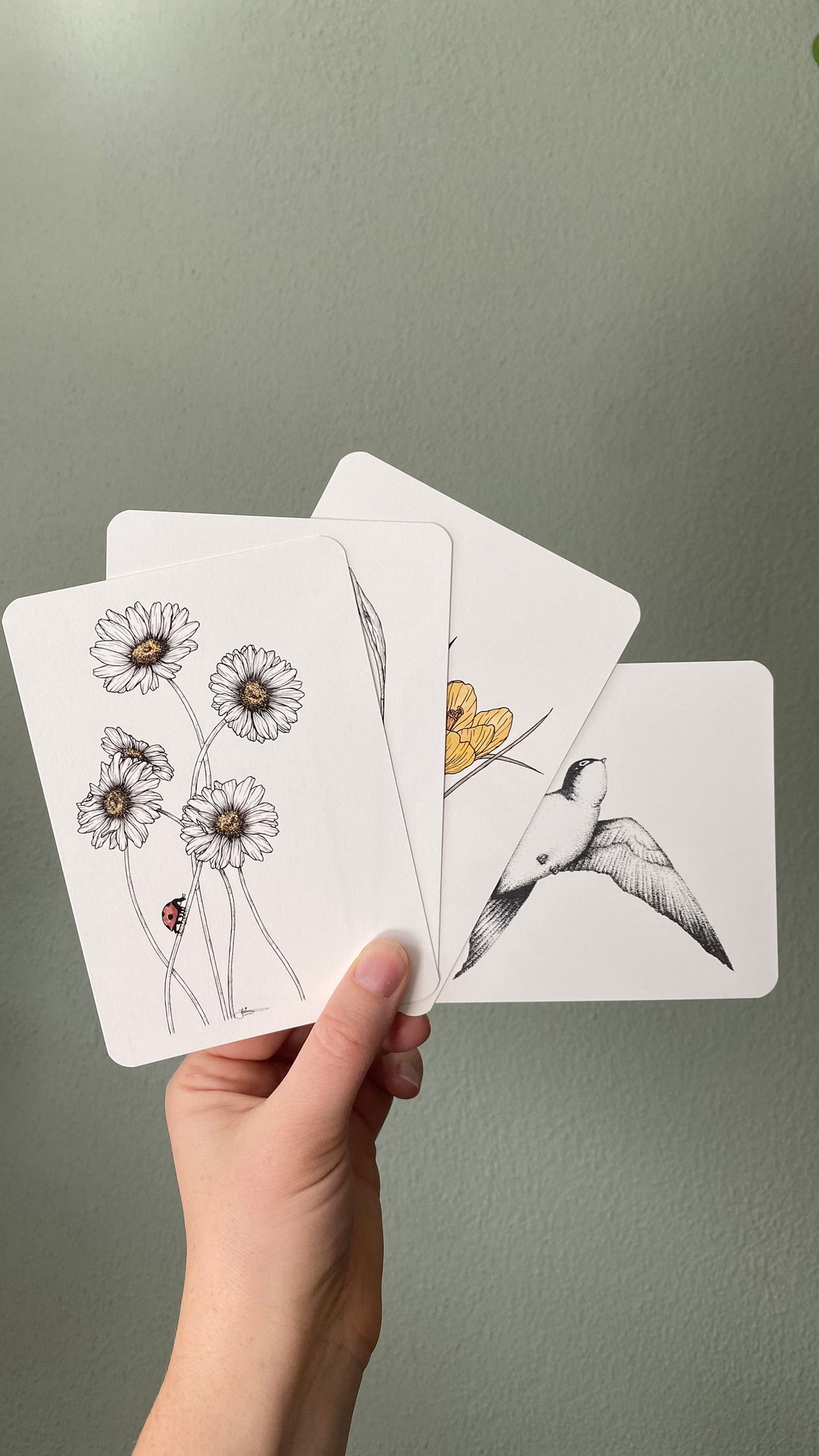 Spring Cards - Etsy