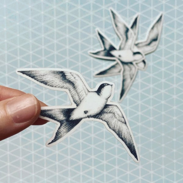 Swallow Decal - Etsy