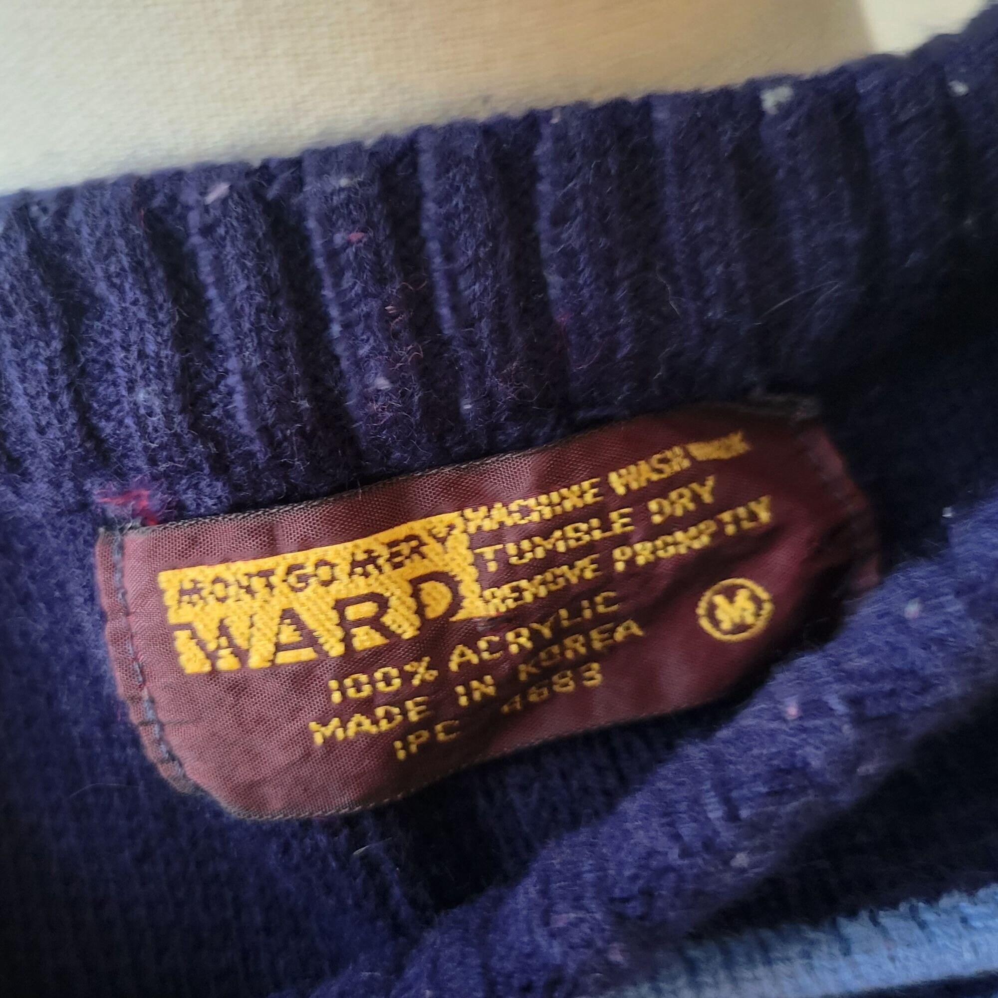 1970s Montgomery Ward Rainbow Stripe Crewneck Sweater M - Etsy