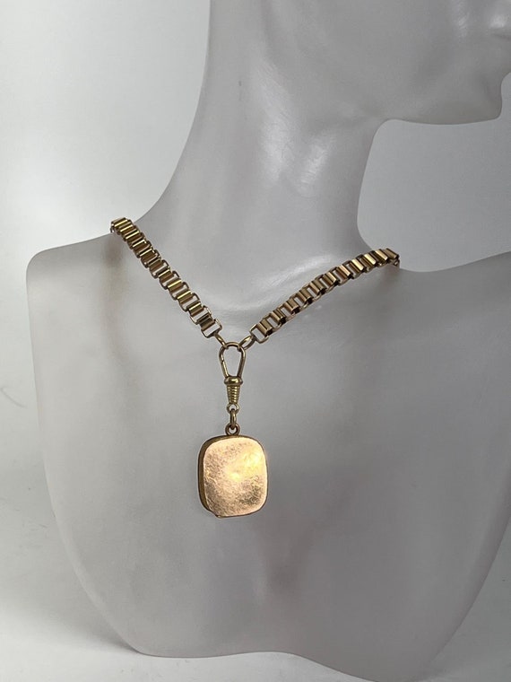 Book Link Locket Necklace - Gem