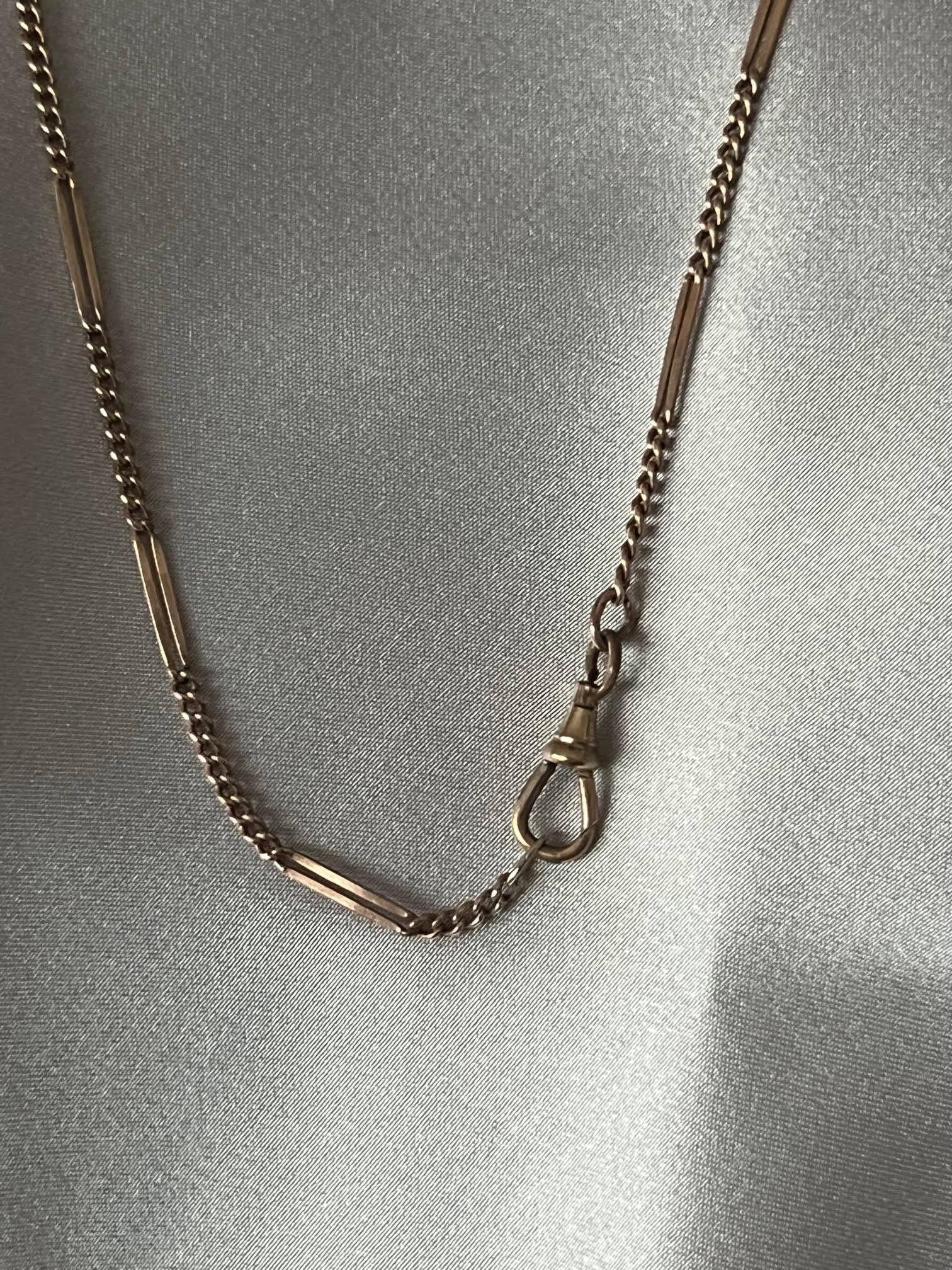 Vintage Fancy Link Chain With a Swivel Lock GF - Etsy