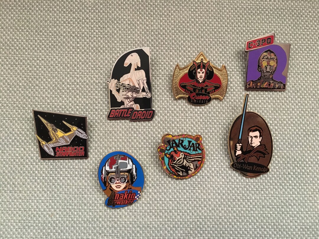 Star Wars Episode I the Phantom Menace Pins - Etsy