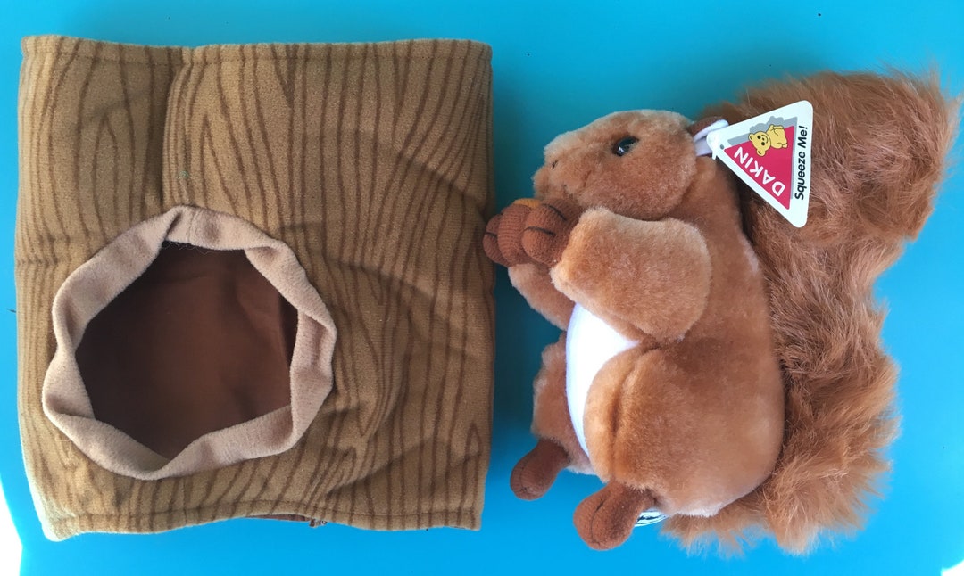 Dakin 'squirrel in Tree' Plush Toy - Etsy