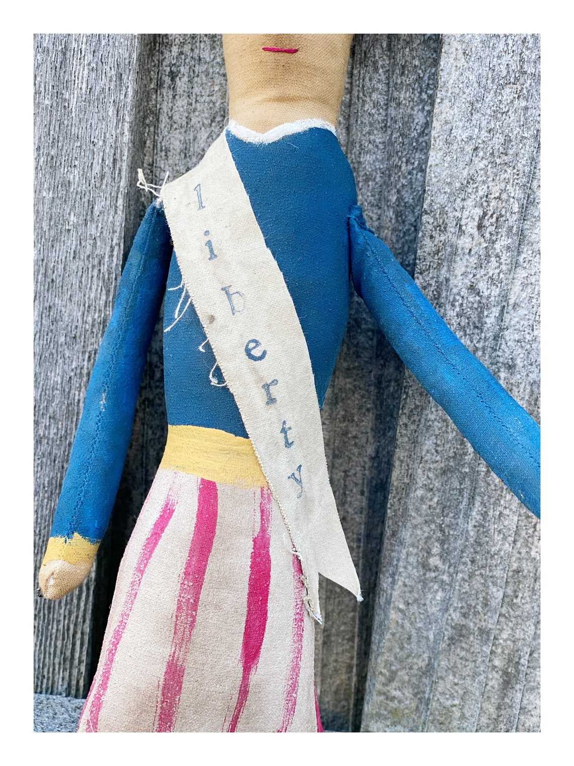 Primitive Miss Lady Liberty Doll - Etsy