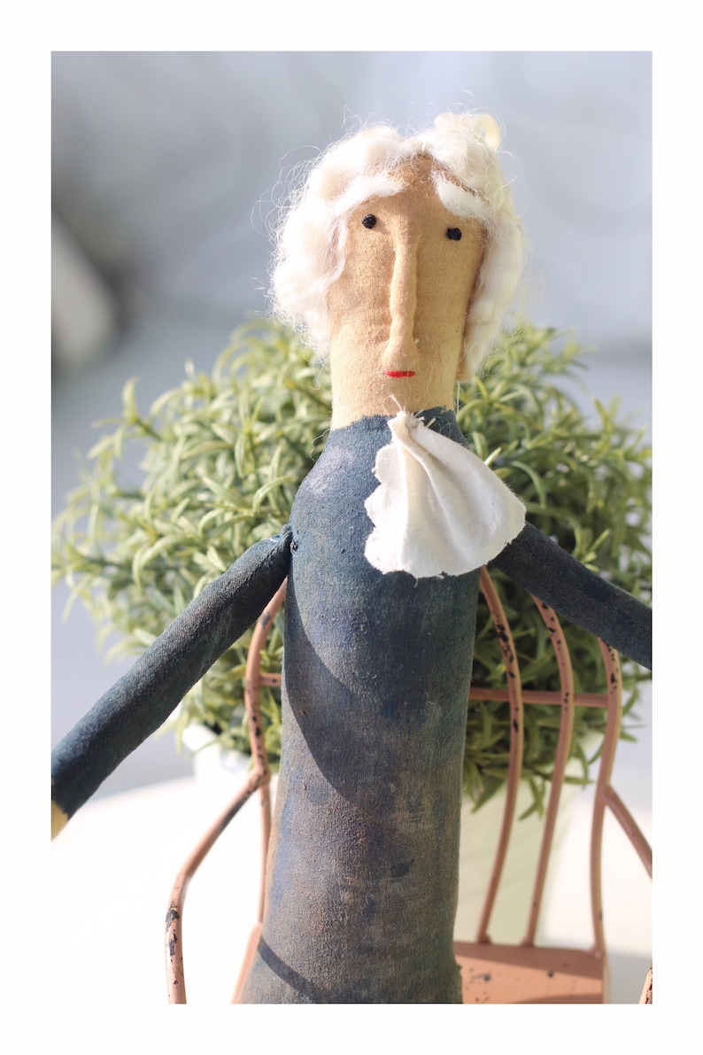Primitive George Washington Doll - Etsy