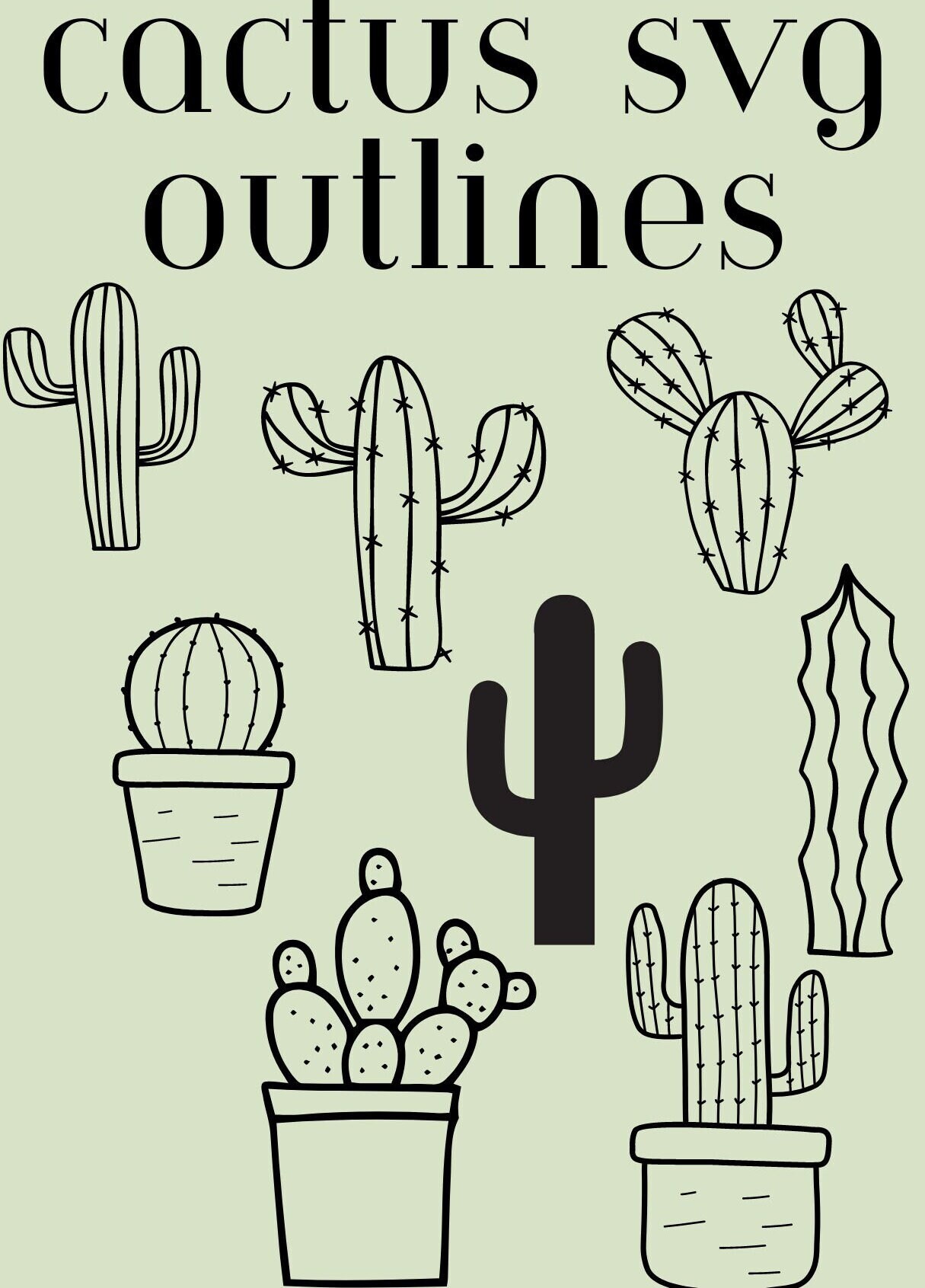 Cactus Svg Cactus Pot Svg Cactus Shirt Succulent Svg Forest Svg ...