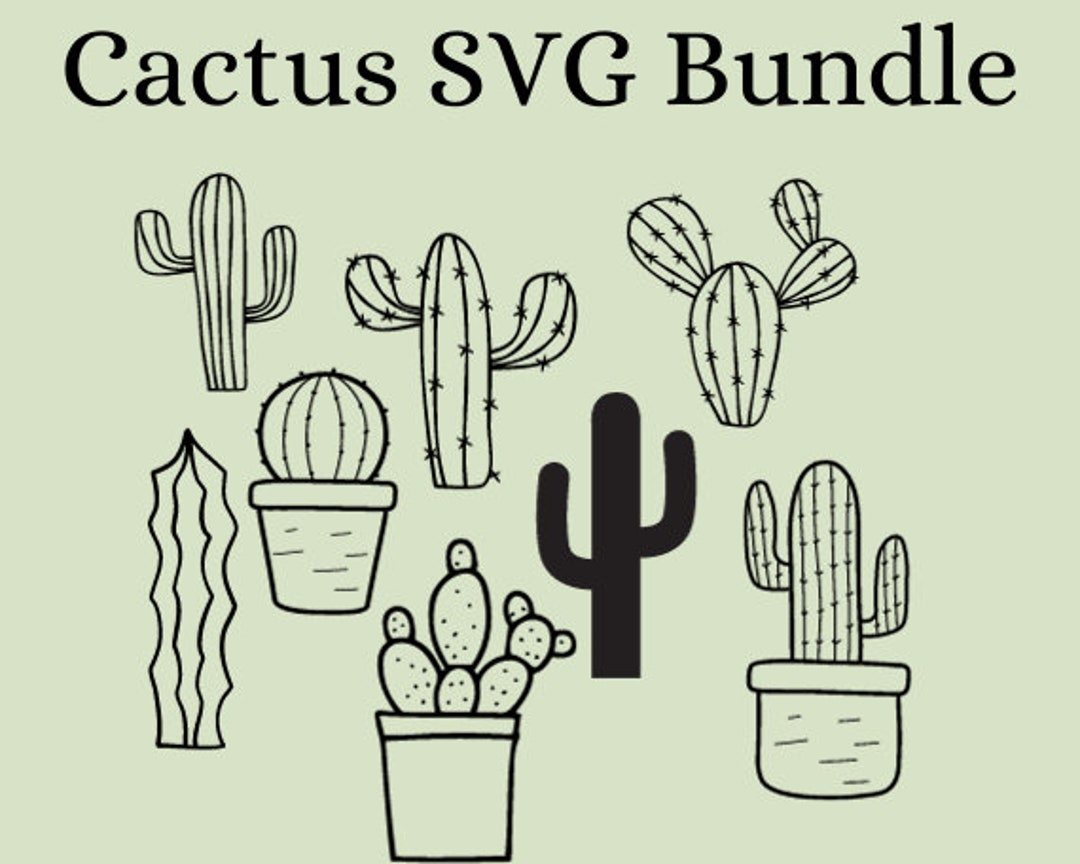 Cactus Svg Cactus Pot Svg Cactus Shirt Succulent Svg Forest Svg ...