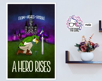 Breath of the Wild Hyrule Map Poster - Etsy