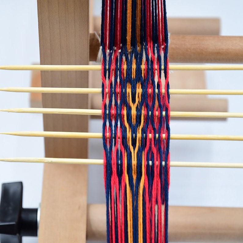 Crossed Warp Technique on the Inkle Loom - Etsy
