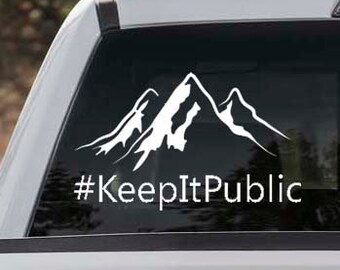 Public Lands Sticker | Etsy