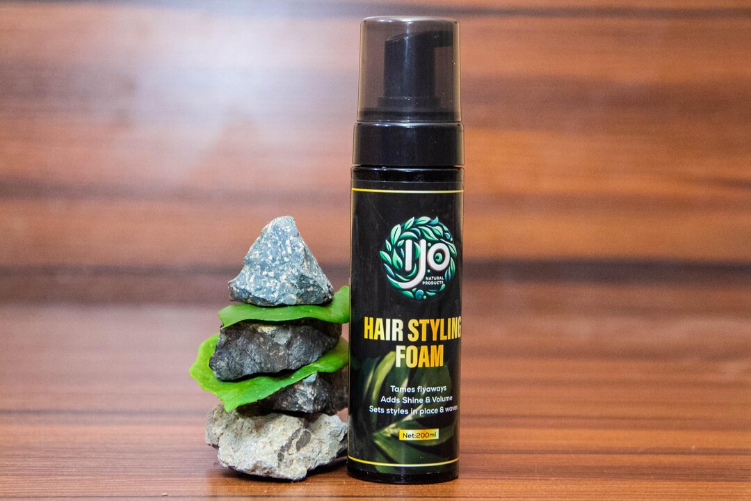 Ijo Natural Hair Styling Foam (stunnababez) – Organic, Lightweight, and ...