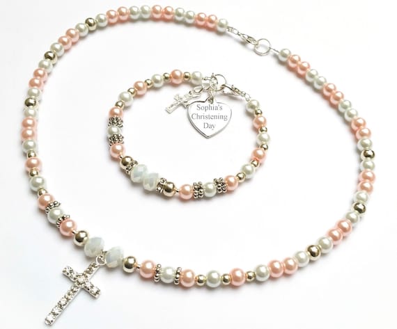 Personalised christening bracelet store