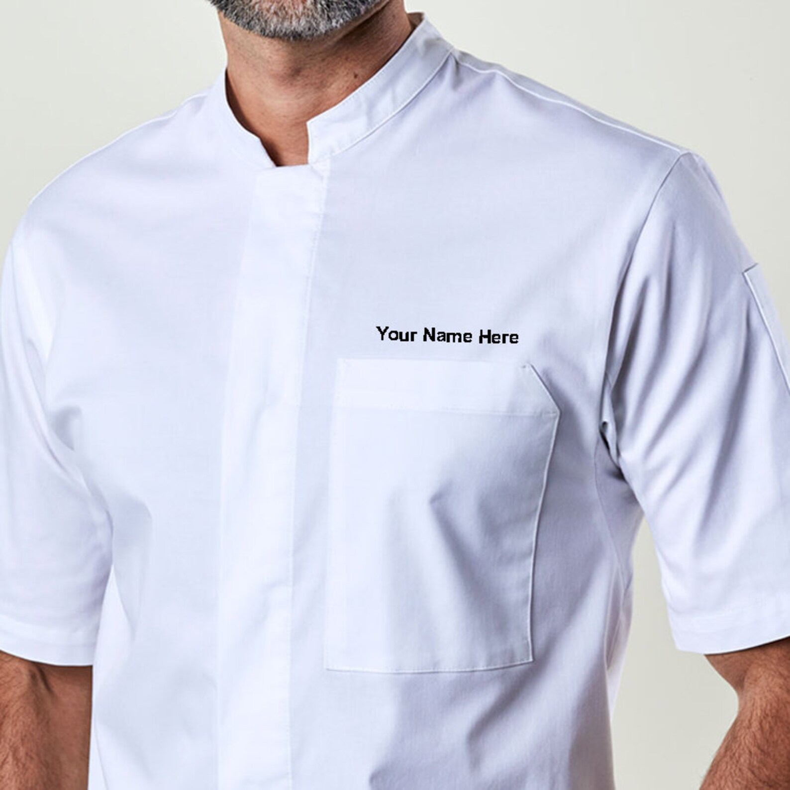 Premium Quality Chef Coat for Man and Woman, Unisex Short Sleeve Chef ...