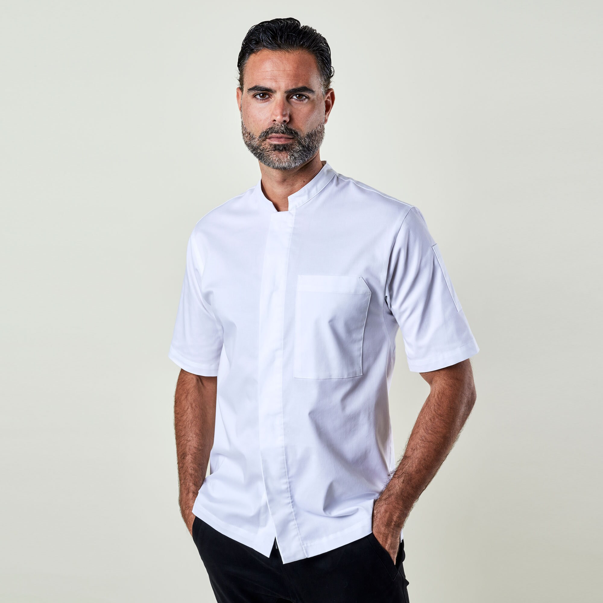 Premium Quality Chef Coat for Man and Woman, Unisex Short Sleeve Chef ...