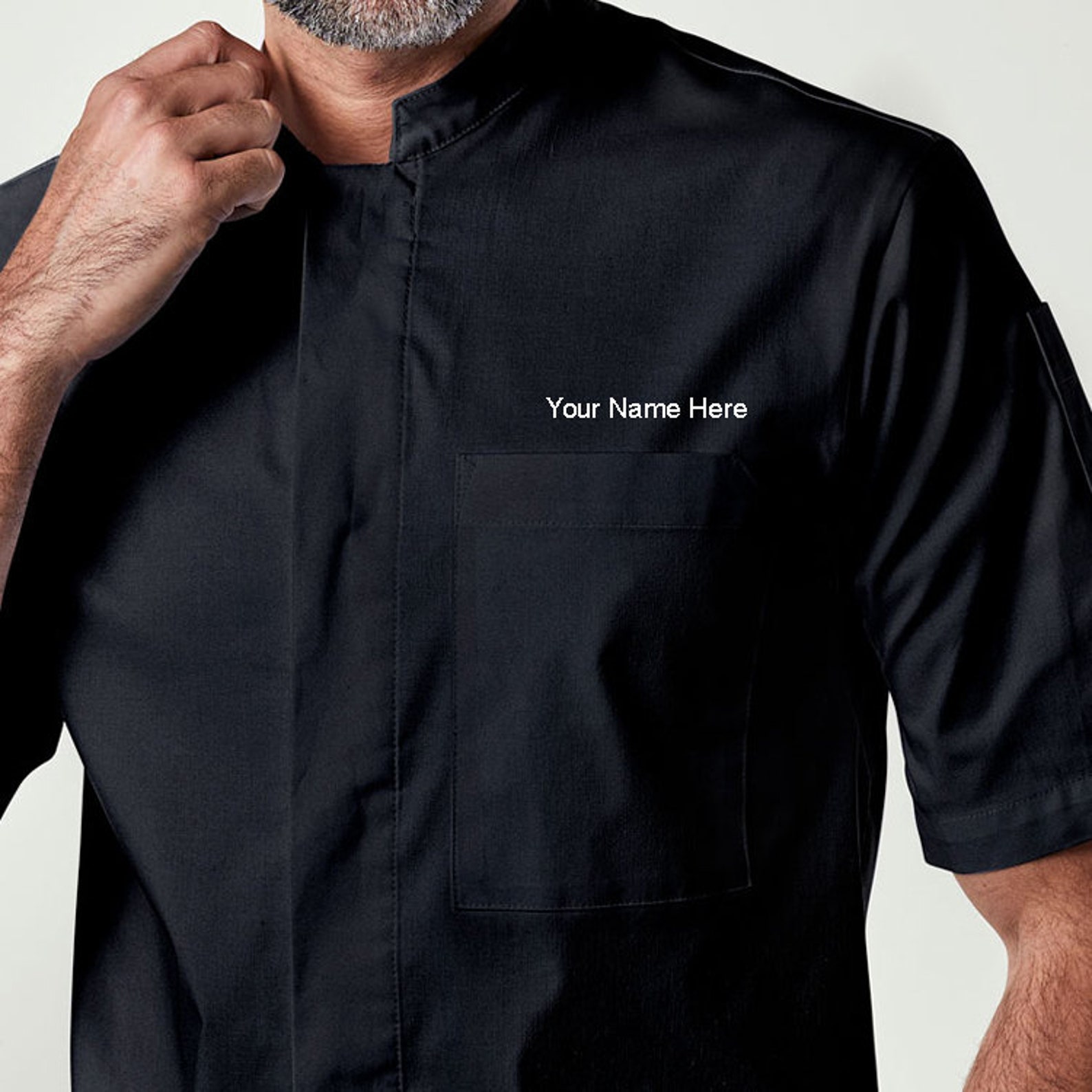 Premium Quality Chef Coat for Man and Woman, Unisex Short Sleeve Chef ...