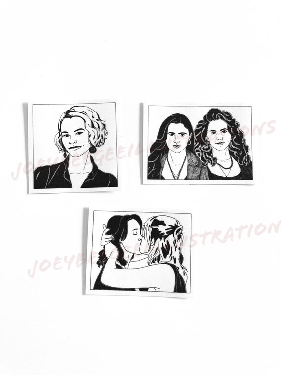 The L Word Stickers / Bette Porter Tina Kennard tibette - Etsy New Zealand