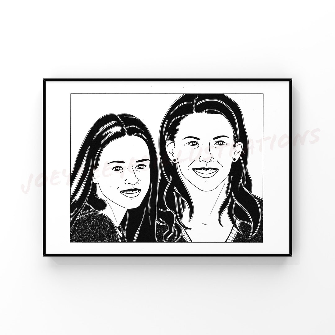 Gilmore Girls / Rory and Lorelai Gilmore Poster - Etsy
