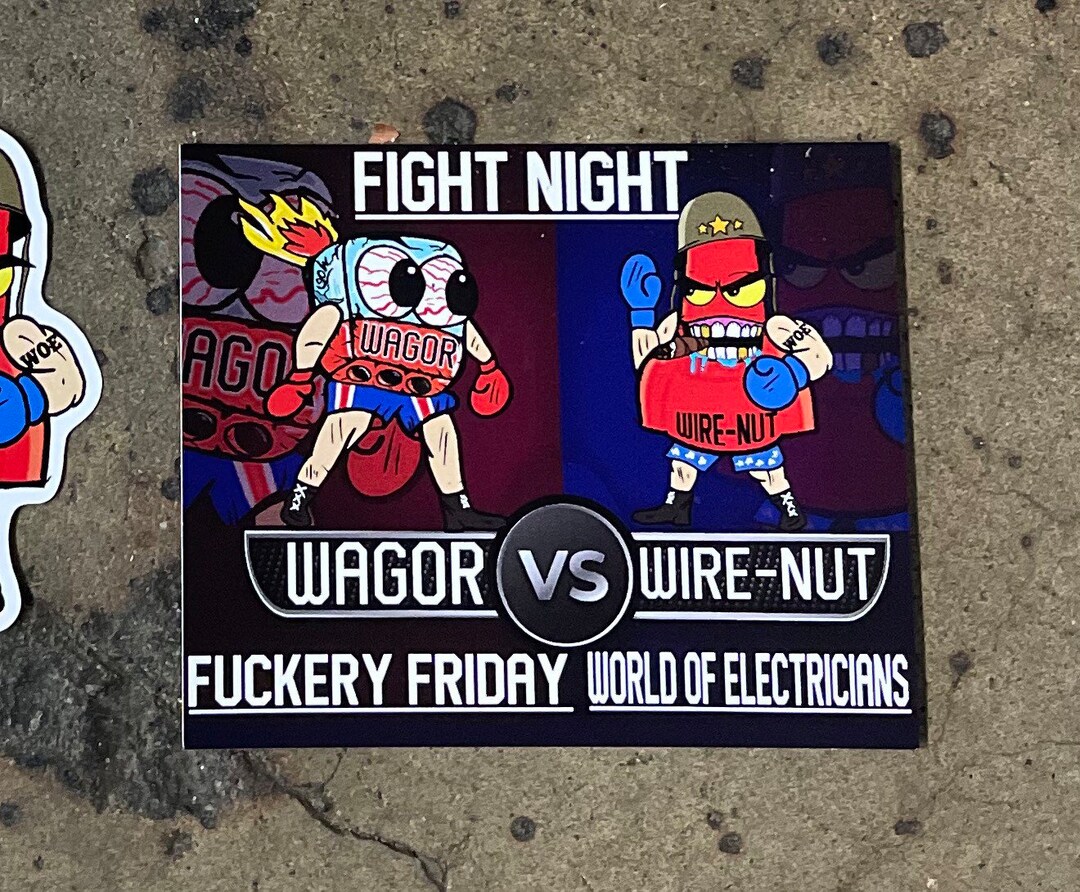Wagor Vs Wirenut Fight Night - Etsy