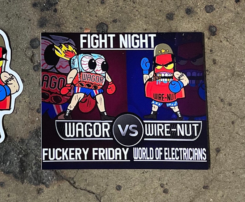 Wagor Vs Wirenut Fight Night - Etsy