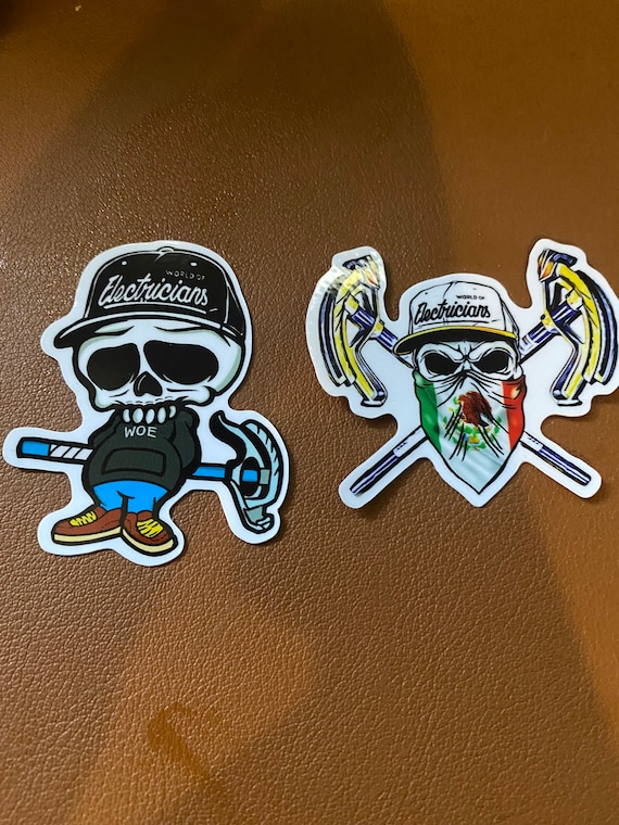 Hard Hat Sticker Set 2.5 Mexico - Etsy